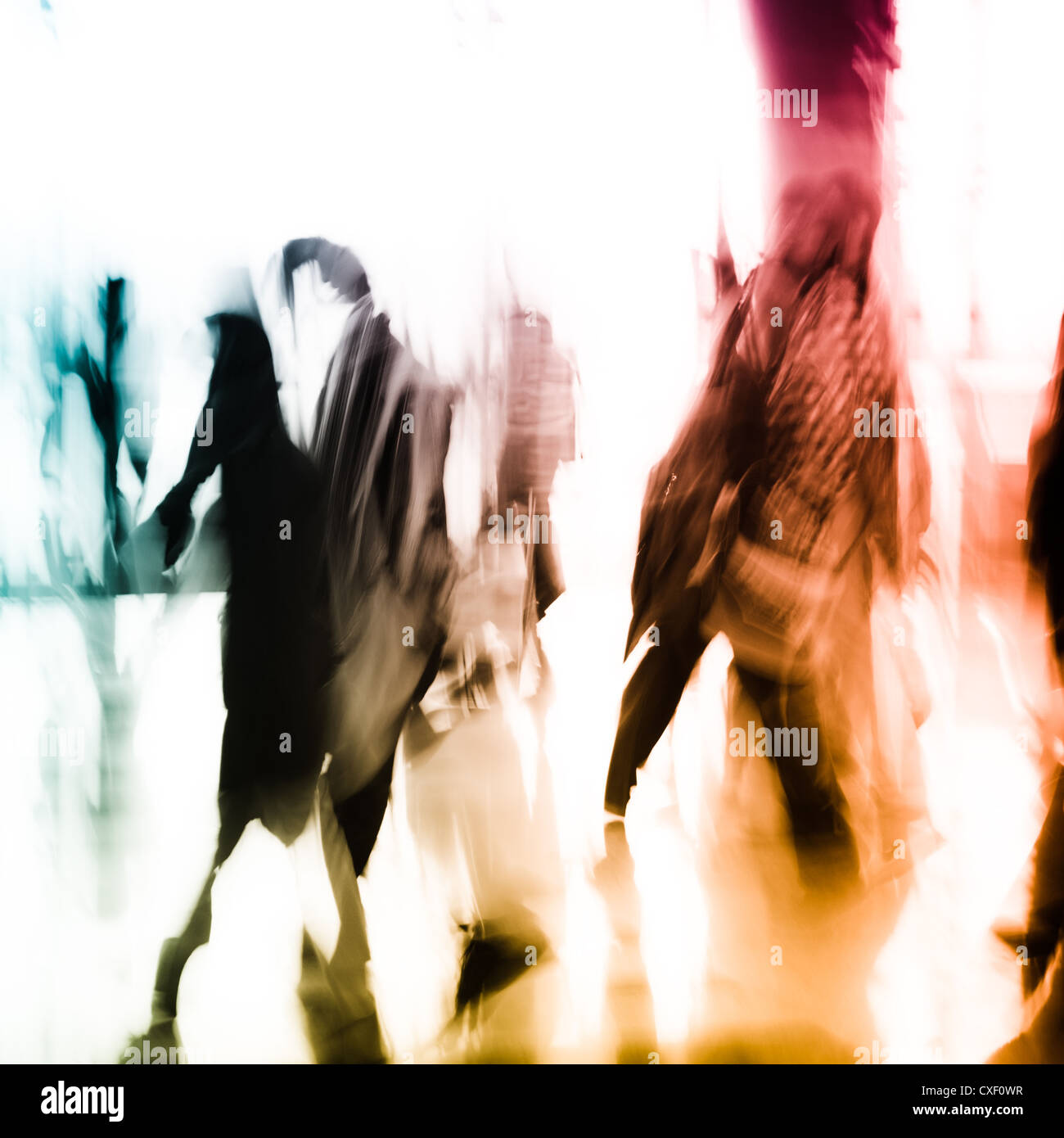 city business people abstract background Stock Photo - Alamy