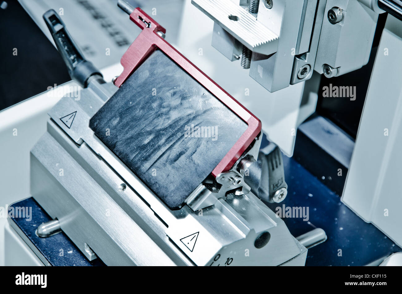 rotary microtome slicing machine Stock Photo - Alamy