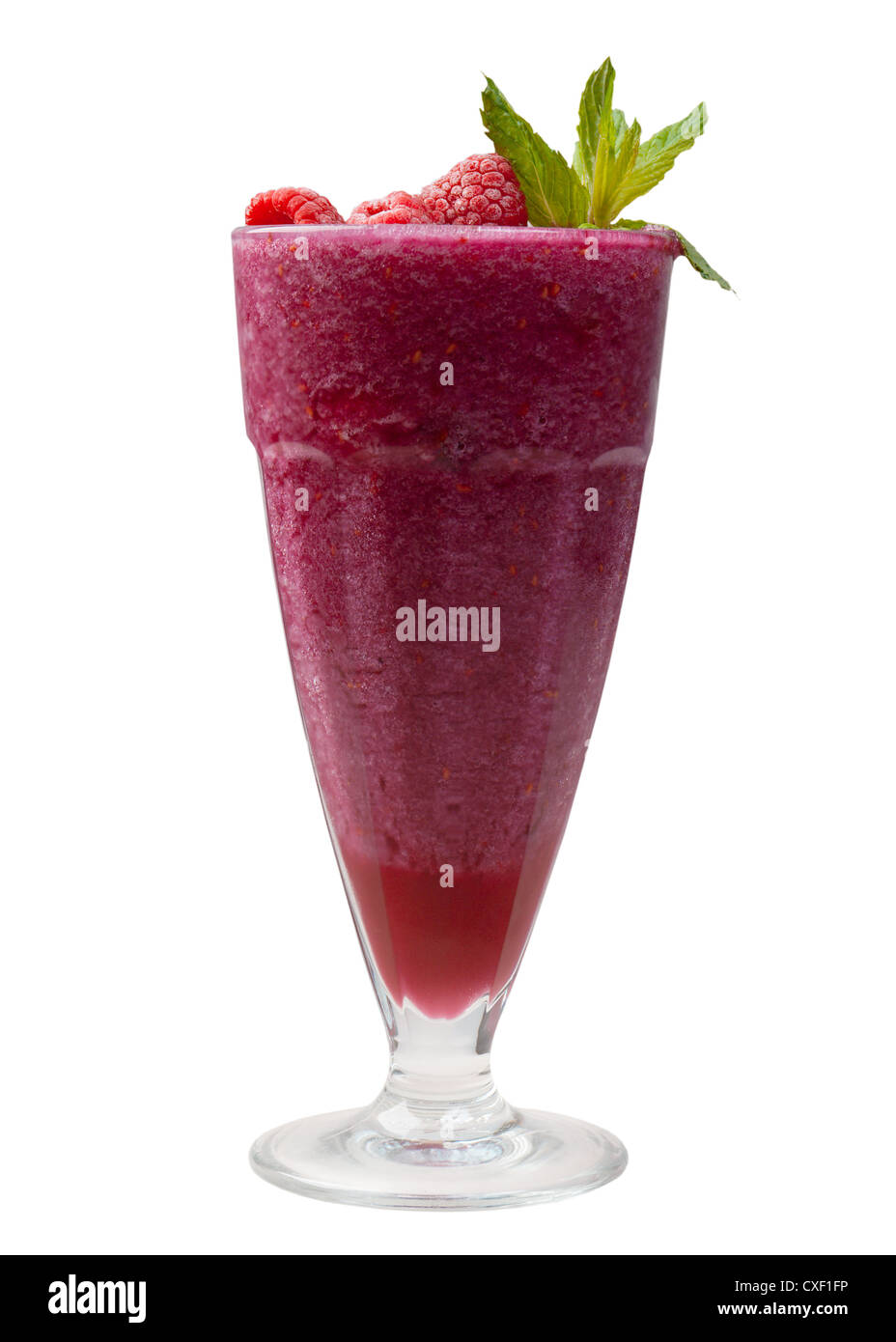 raspberry cocktail closeup Stock Photo - Alamy