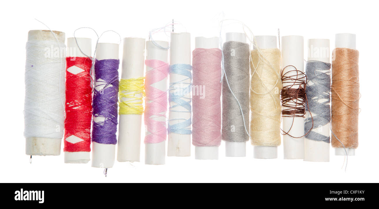 spool of thread isolated Stock Photo - Alamy