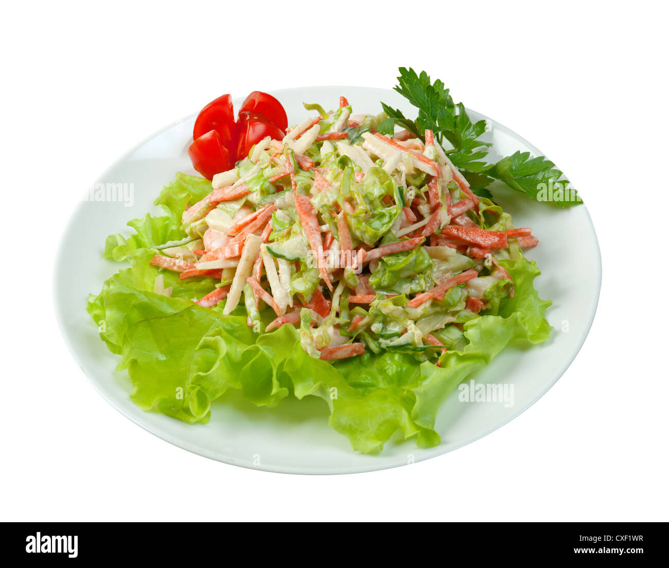 Colorful healthy vegan salad Cut Out Stock Images & Pictures - Alamy