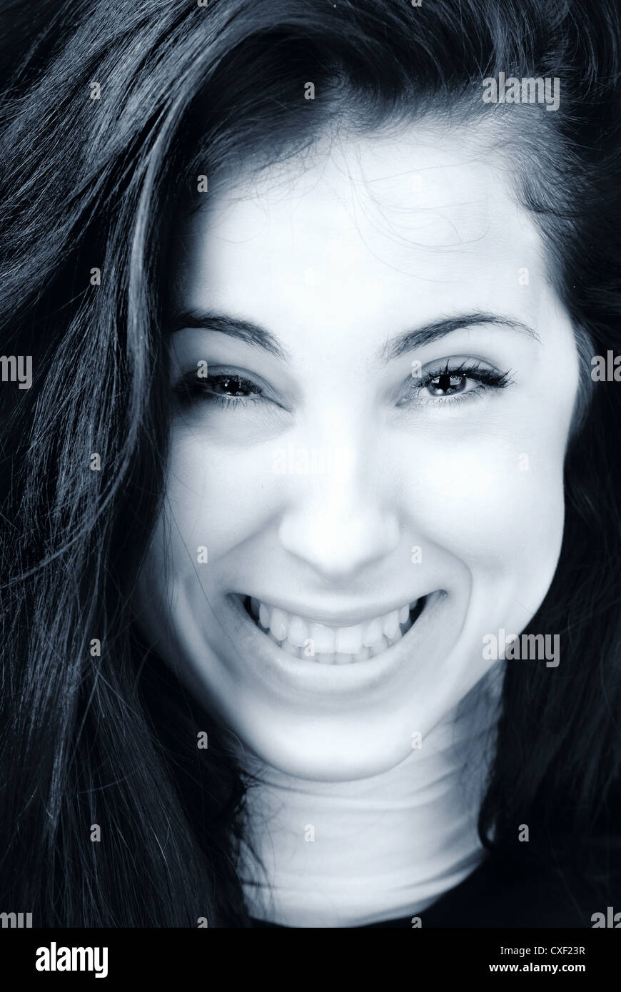 Happy girls smile Stock Photo - Alamy