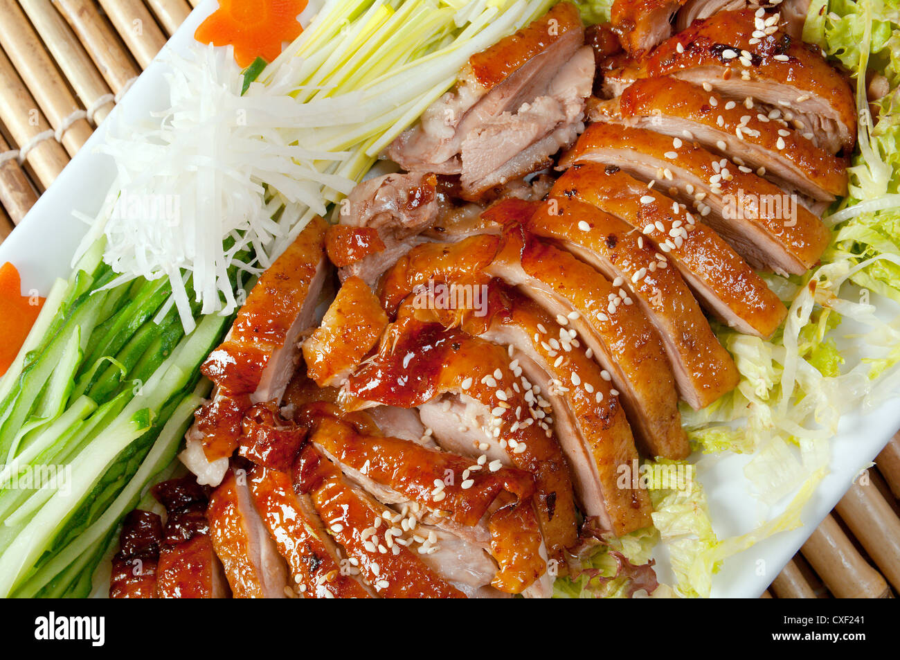 Roasted duck, Chinese style Stock Photo - Alamy