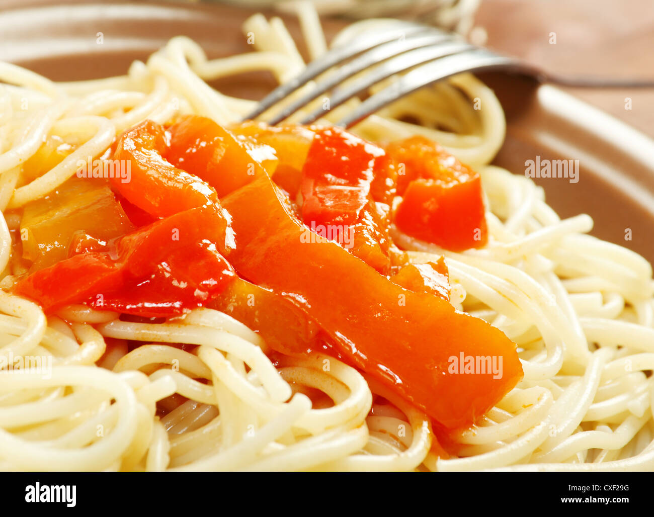 Close up spaghetti Stock Photo - Alamy