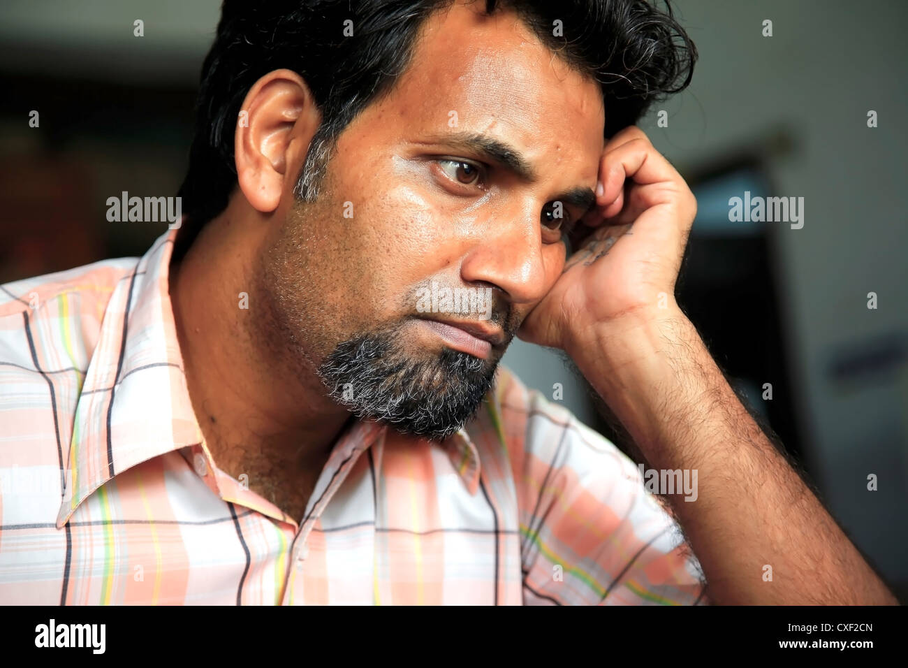 Indian Man, Worried Indian Man, Indian, Man , Asian , Worried , Tension ...