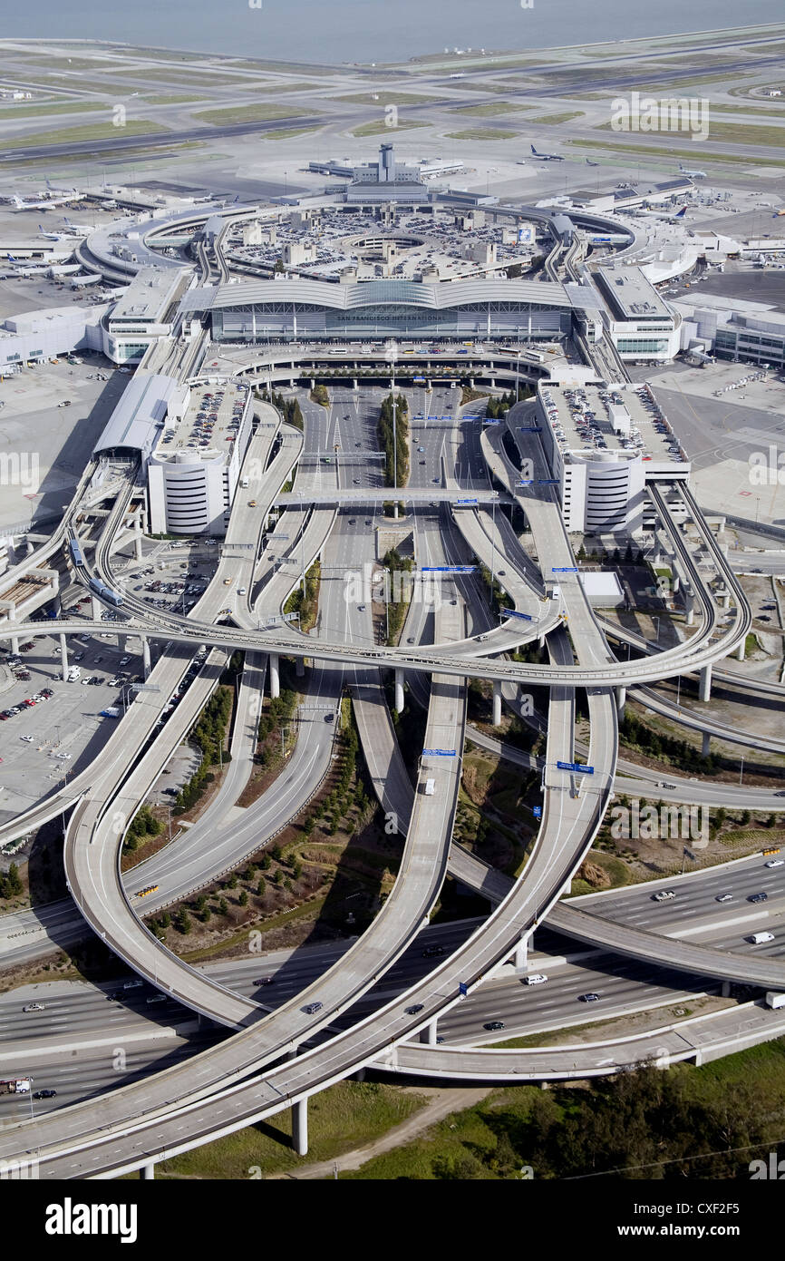 Aerial view of San Francisco airport Stock Photo - Alamy