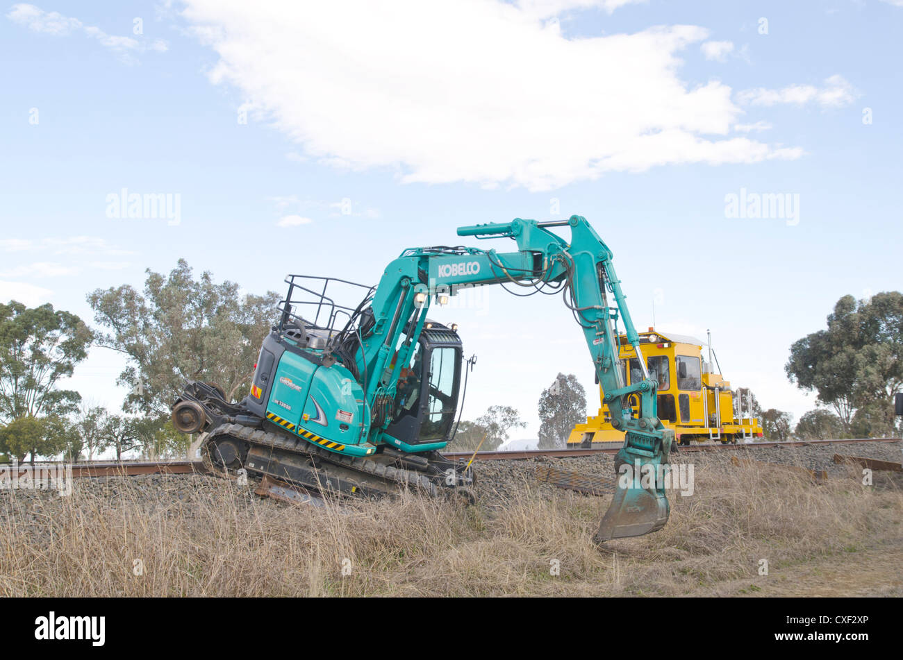 Railroad track maintenance hi-res stock photography and images - Alamy