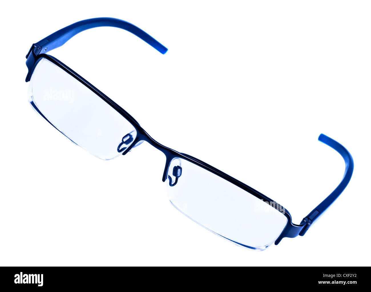 Blue glasses hi-res stock photography and images - Alamy