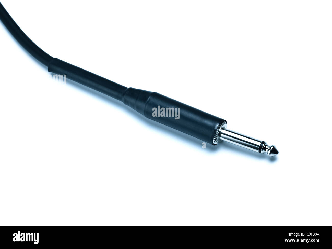 black audio plug Stock Photo - Alamy