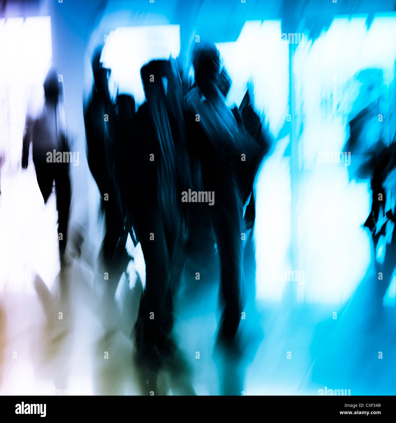 city business people abstract background Stock Photo - Alamy