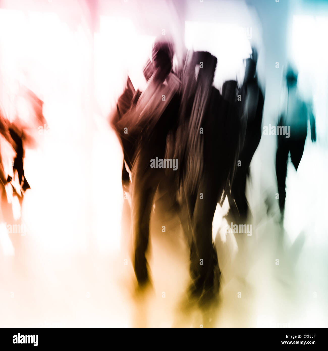 city business people abstract background Stock Photo - Alamy