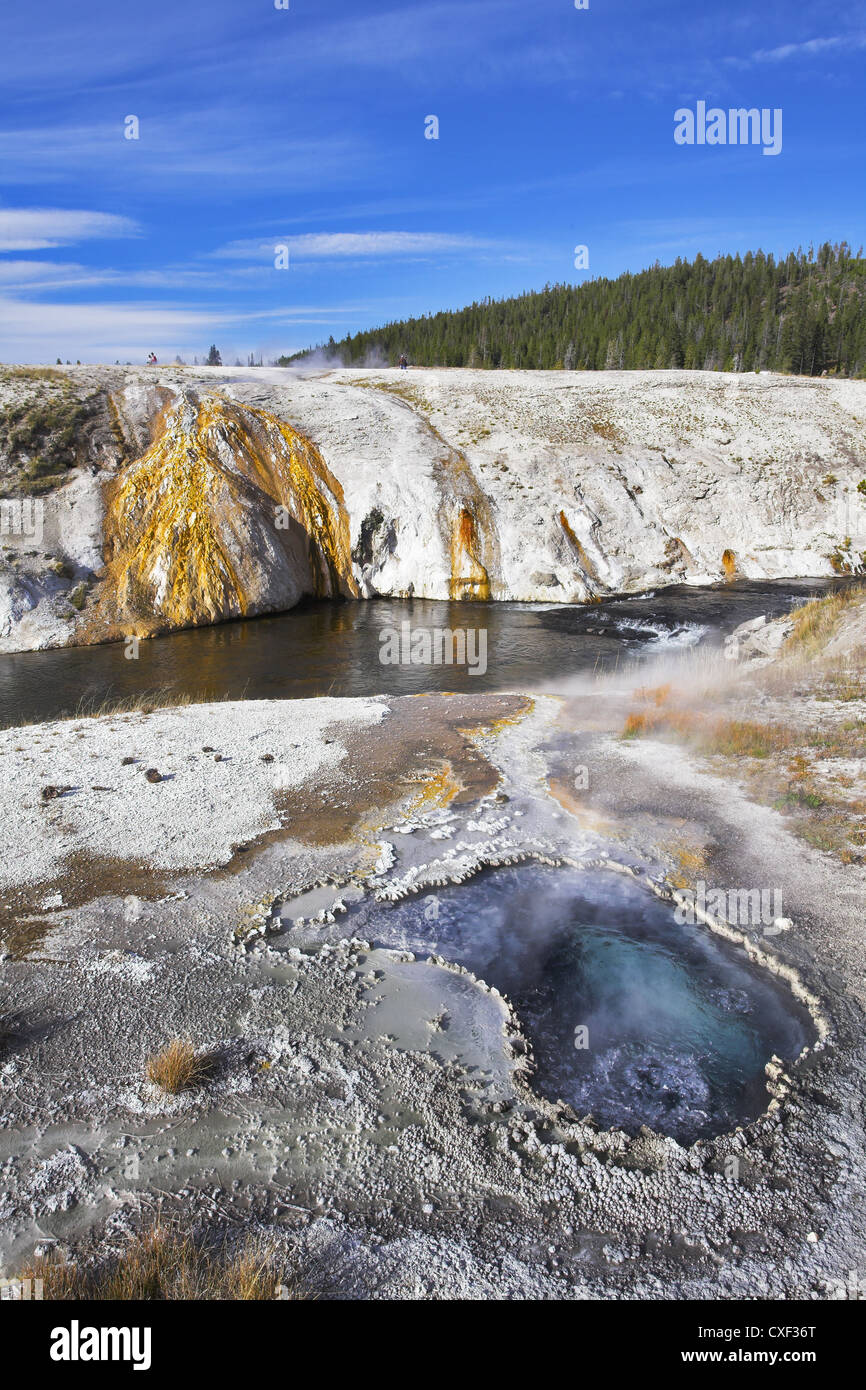 Hot water spring Stock Photo - Alamy