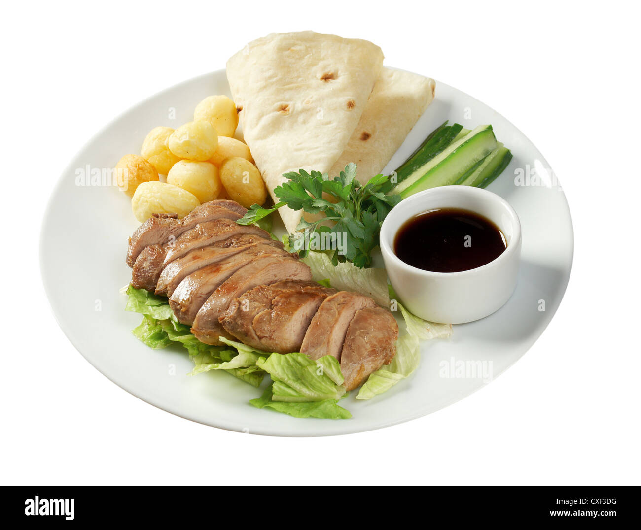 Roasted duck, Chinese style Stock Photo - Alamy