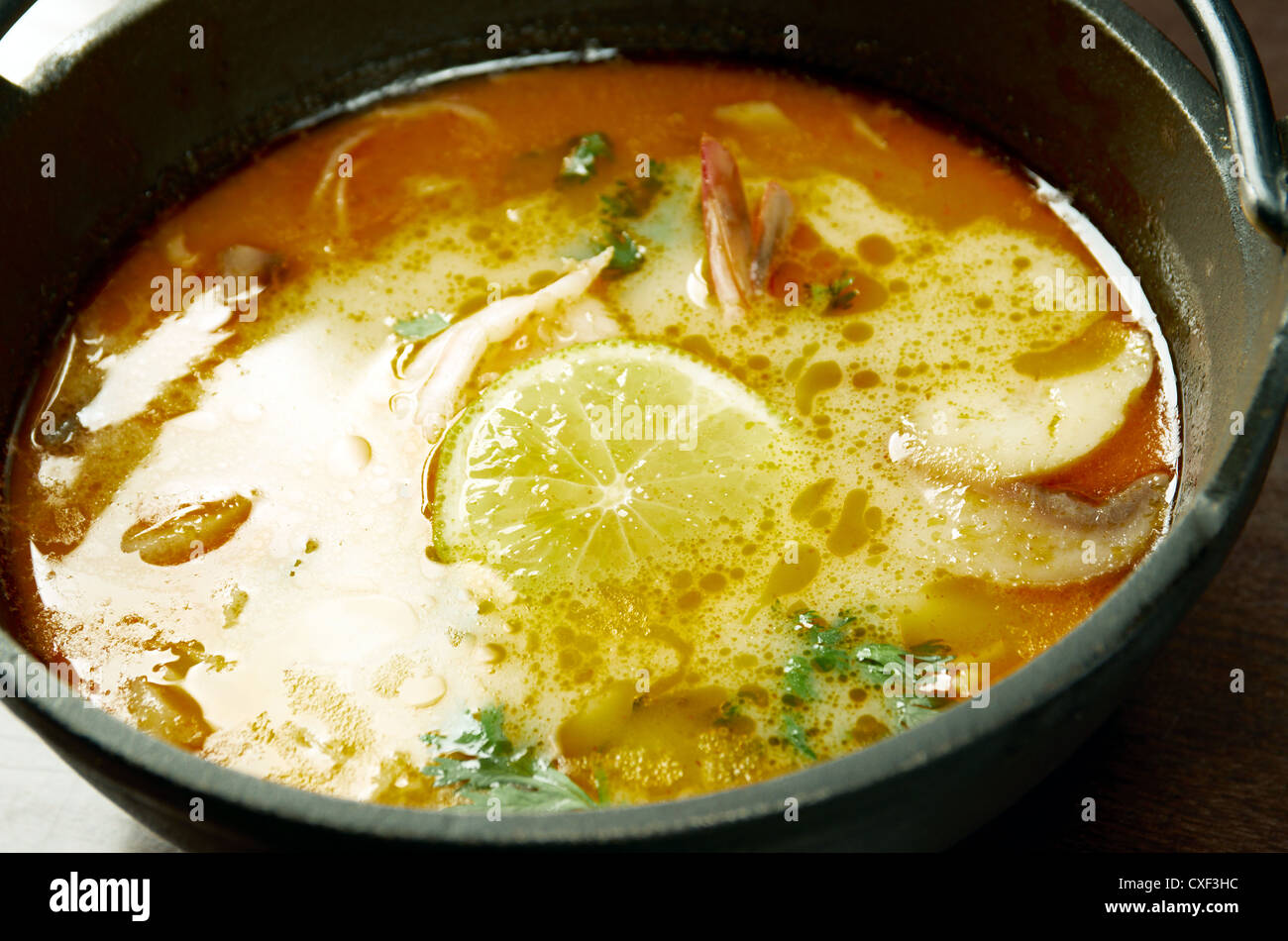 soup with prawn Stock Photo - Alamy