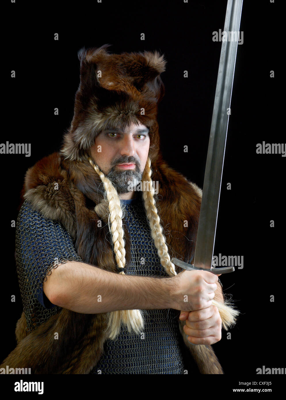 Cimmerian.barbarian Warrior Stock Photo - Alamy