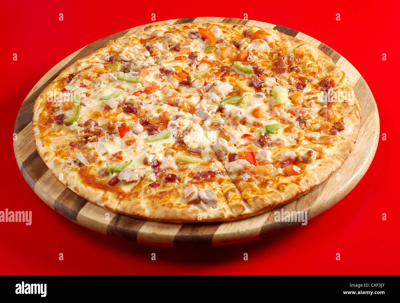 Pizza butcher shop Stock Photo - Alamy