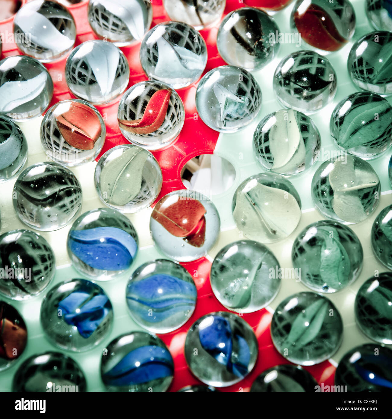 Chinese checkers glass ball Stock Photo - Alamy