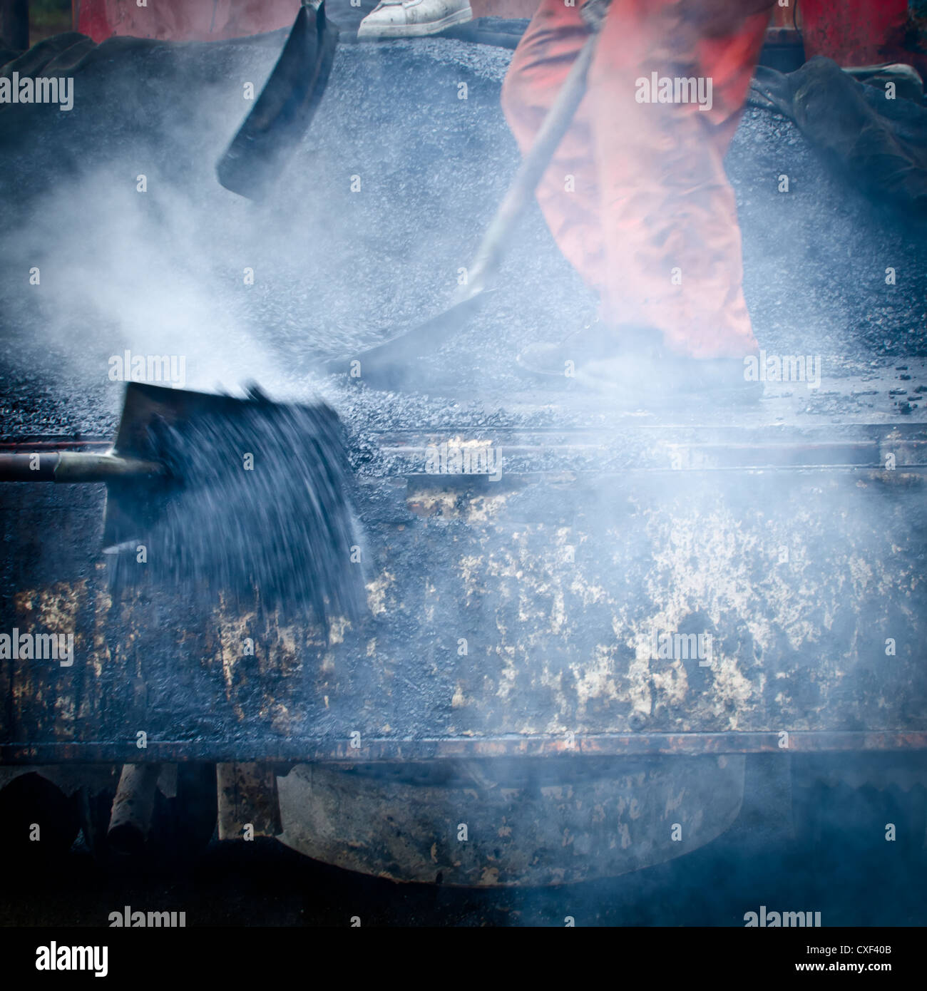 Asphalt road making machine hi-res stock photography and images - Alamy