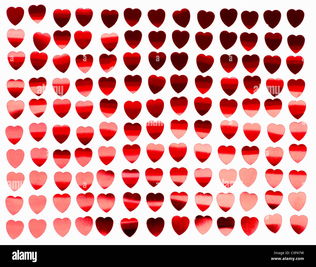 Patterns of hearts Cut Out Stock Images & Pictures - Alamy