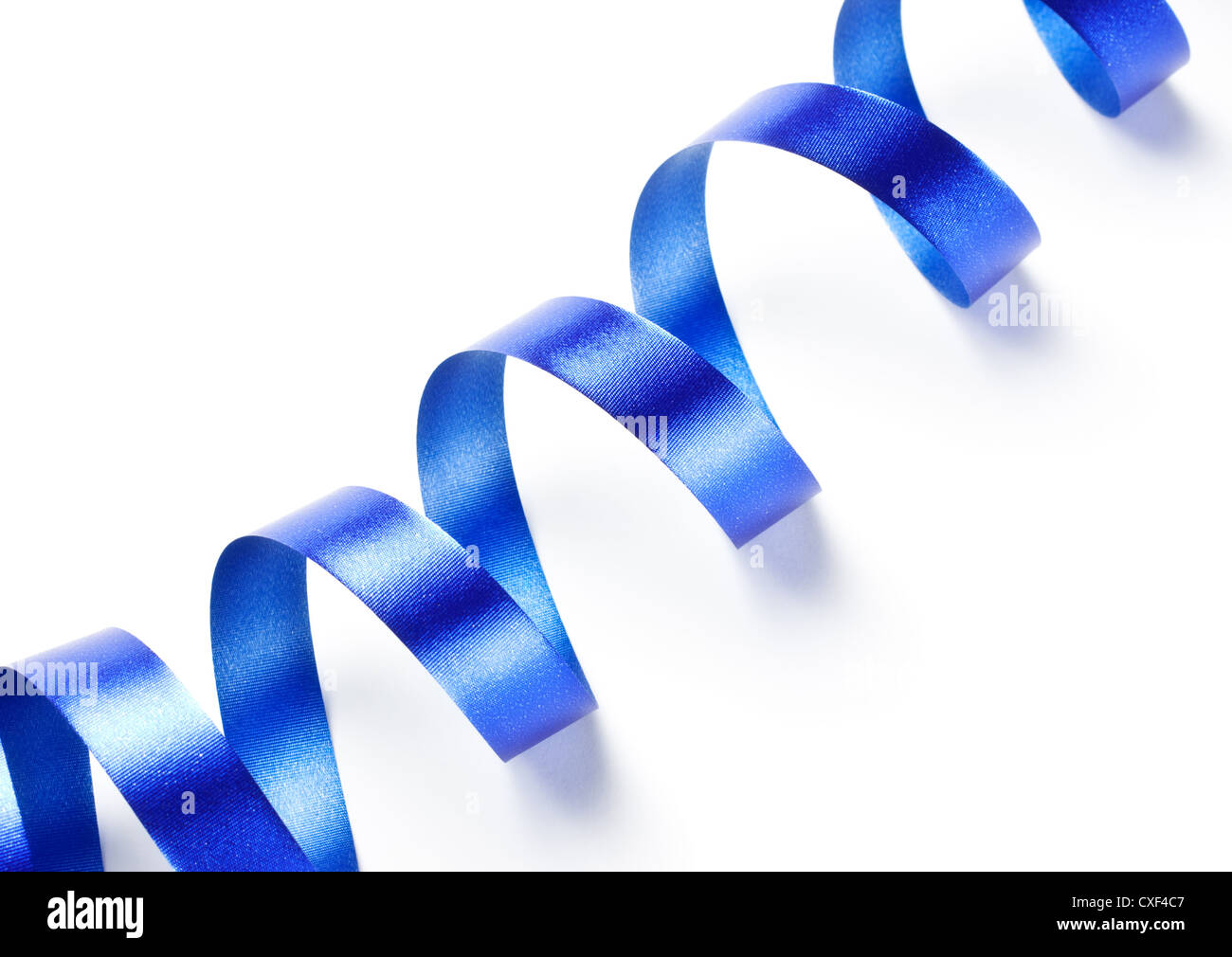 blue ribbon serpentine Stock Photo - Alamy