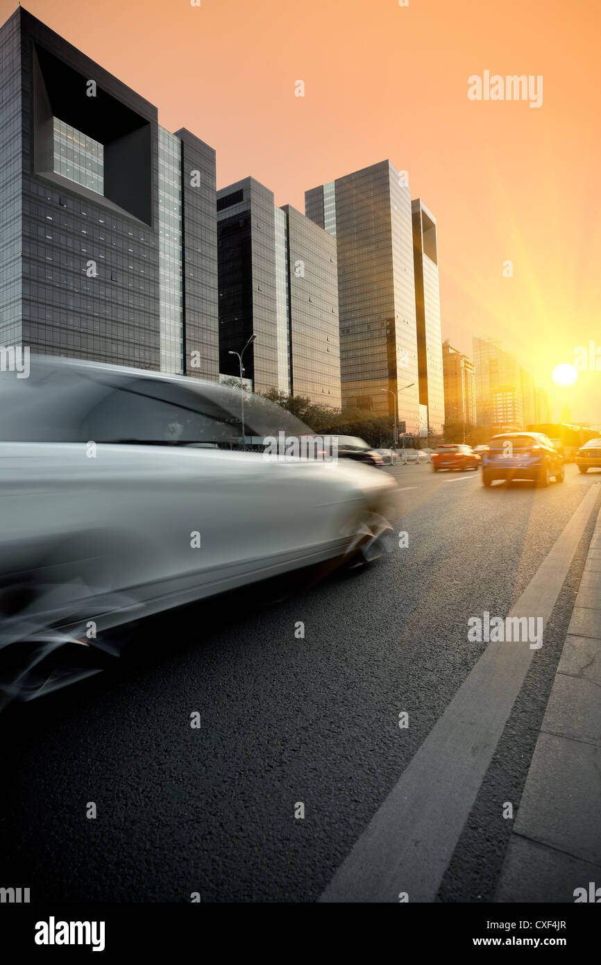 Cityscape traffic on street hi-res stock photography and images - Alamy