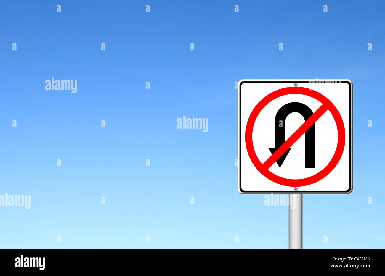 Not u turn hi-res stock photography and images - Alamy