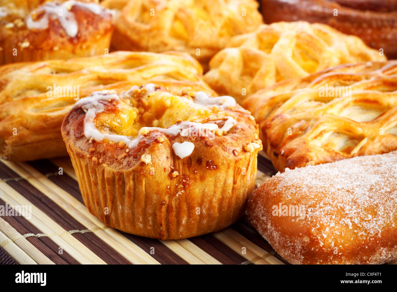 different sweet baking Stock Photo - Alamy