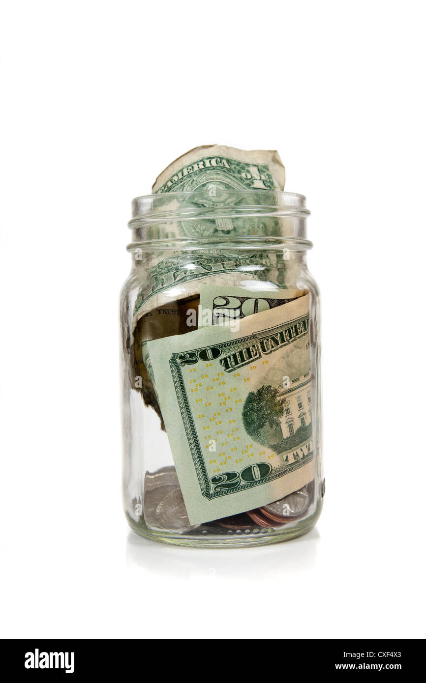 Savings jar Cut Out Stock Images & Pictures - Alamy