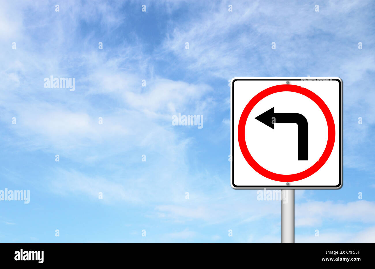 Red blank road sign time hi-res stock photography and images - Alamy