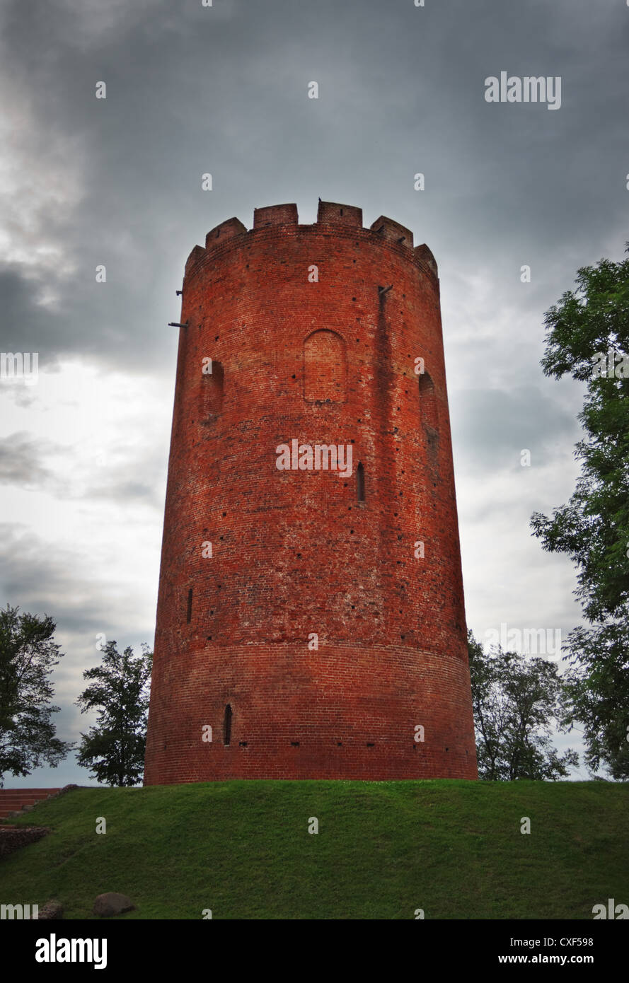 Round medieval tower hi-res stock photography and images - Alamy