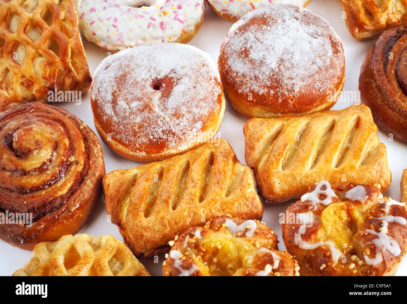 different sweet baking Stock Photo - Alamy