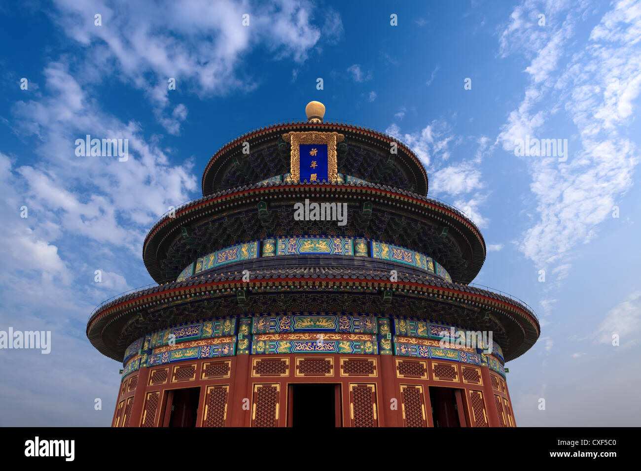 Magnificent view traditional temple building hi-res stock photography ...
