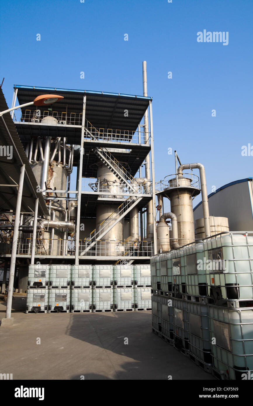 phosphate chemical plant Stock Photo - Alamy