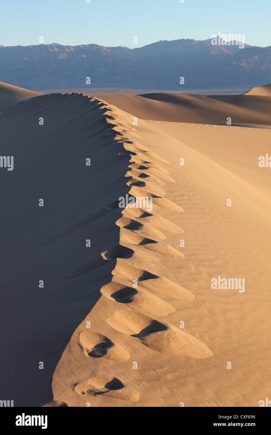 The deep marks on crumbling sand Stock Photo - Alamy