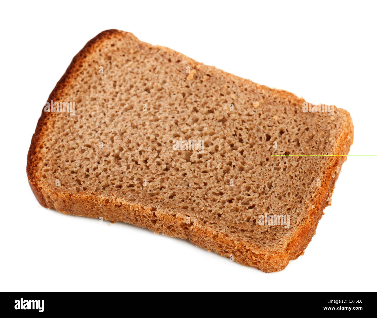 Rye Bread Slice Stock Photo - Alamy