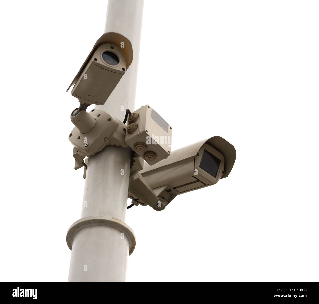 Outdoor surveillance cameras Stock Photo - Alamy