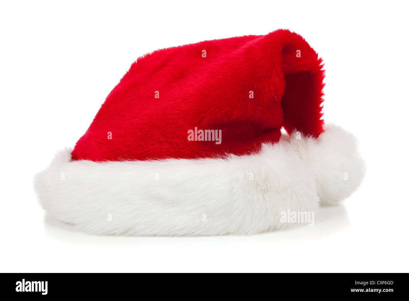 Santa hat on one Cut Out Stock Images & Pictures - Alamy