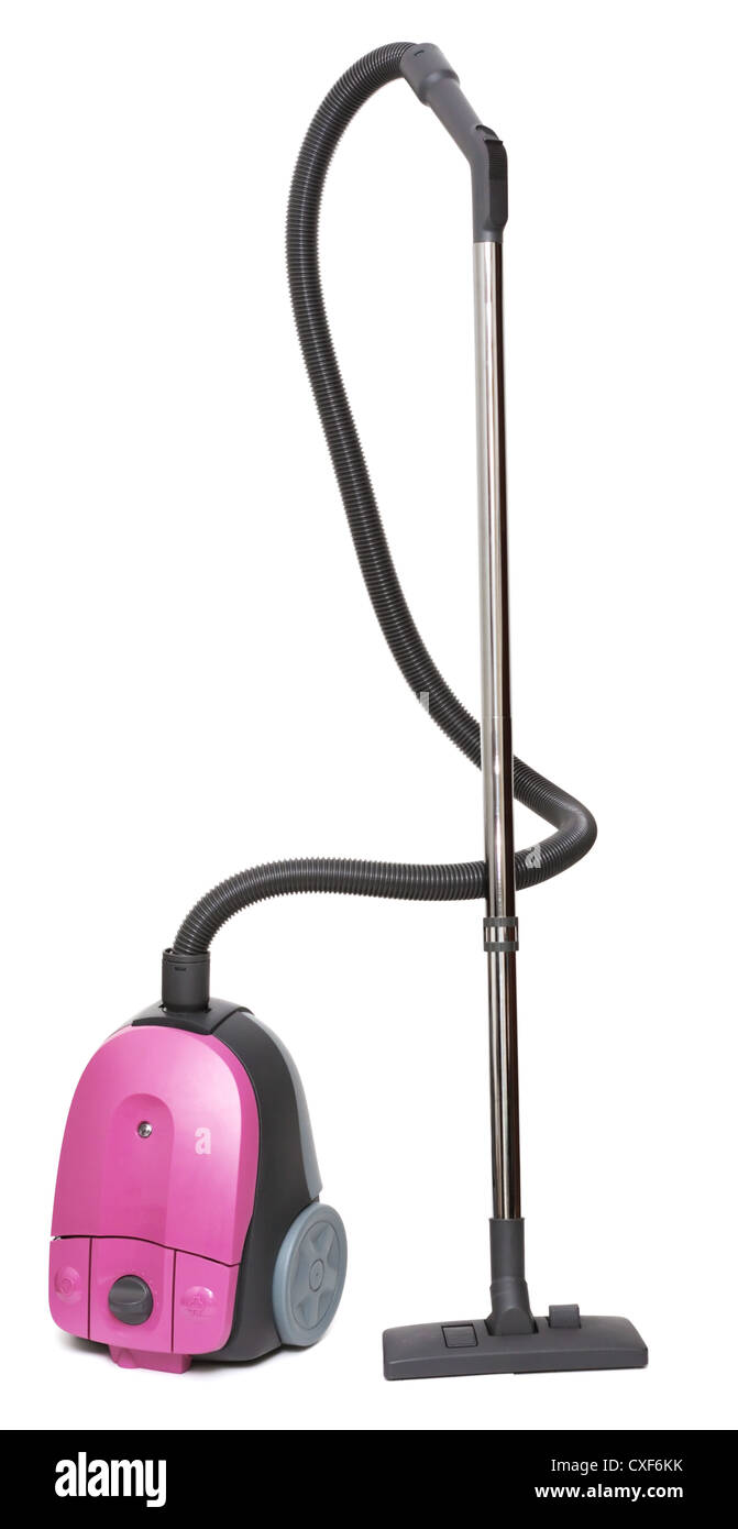 New modern vacuum cleaner isolated on white background Stock Photo - Alamy