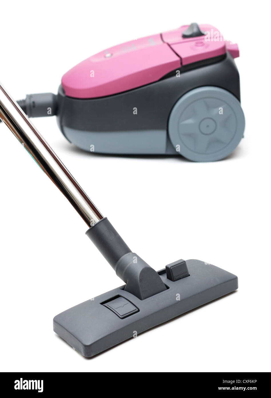 New modern vacuum cleaner isolated on white background Stock Photo - Alamy