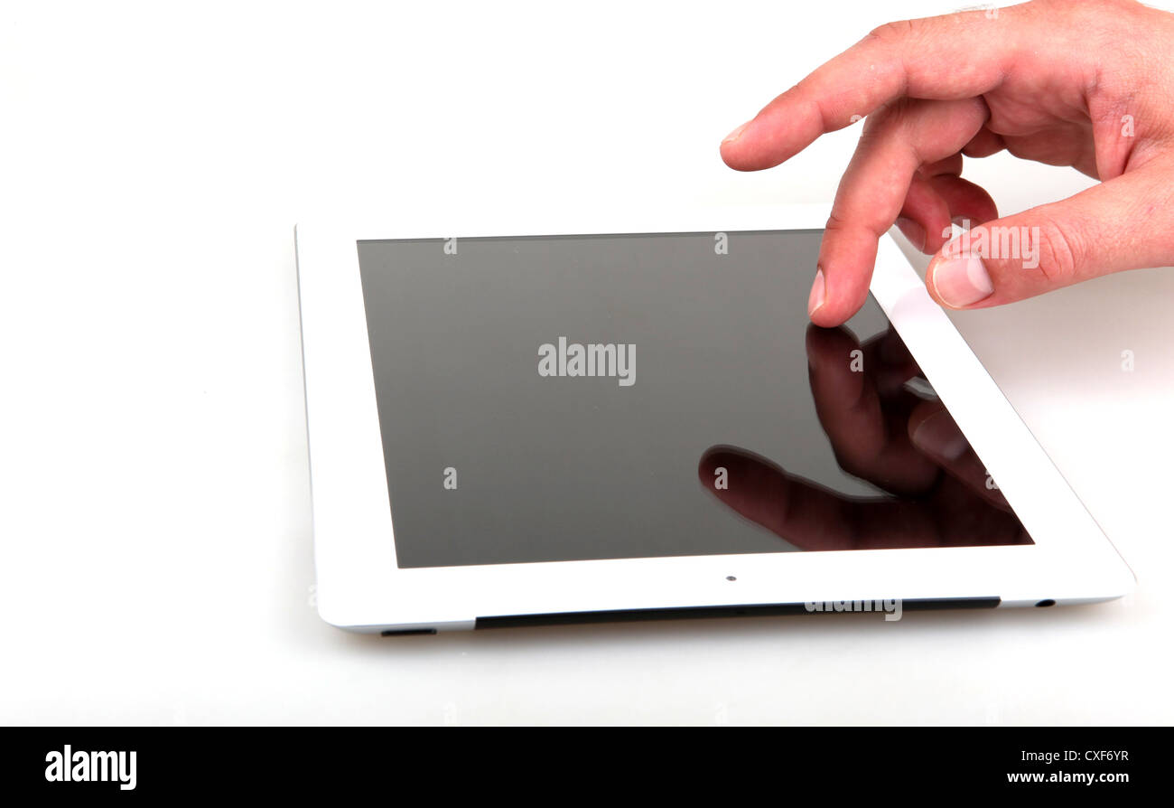 Tablet display apple icon hi-res stock photography and images - Alamy