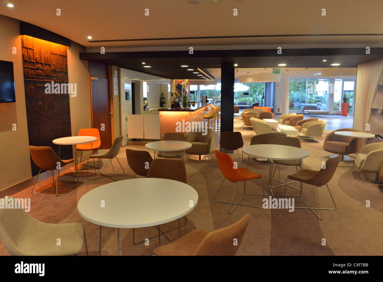A hotel foyer area in a hotel in Poland Stock Photo - Alamy