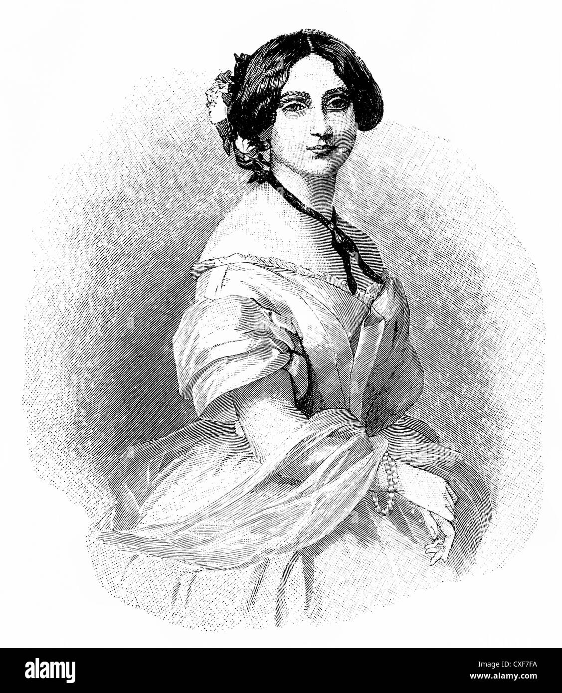 Opera singer in art Black and White Stock Photos & Images - Alamy