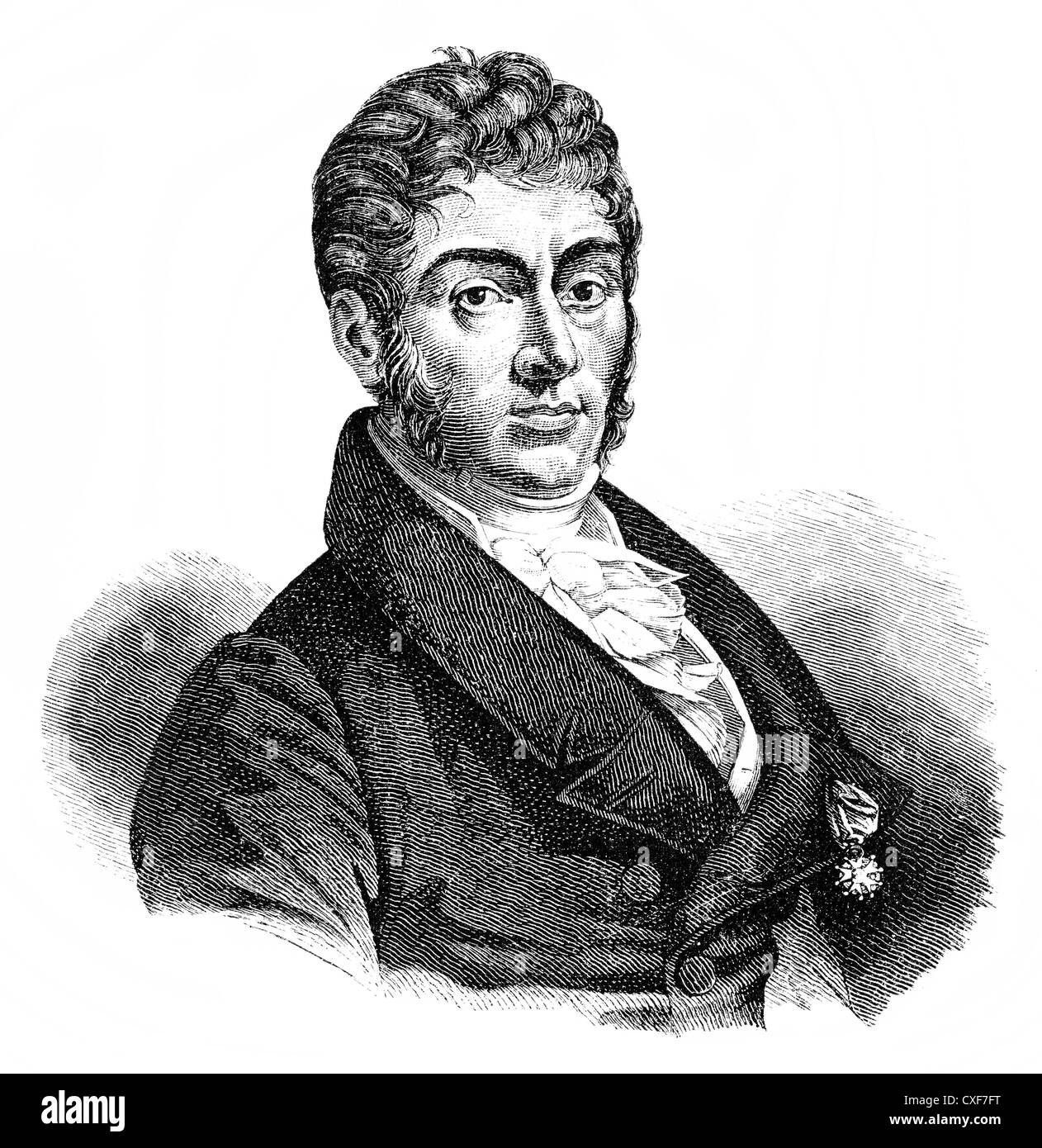 Étienne-Nicolas Méhul, 1763-1817, French composer Stock Photo - Alamy