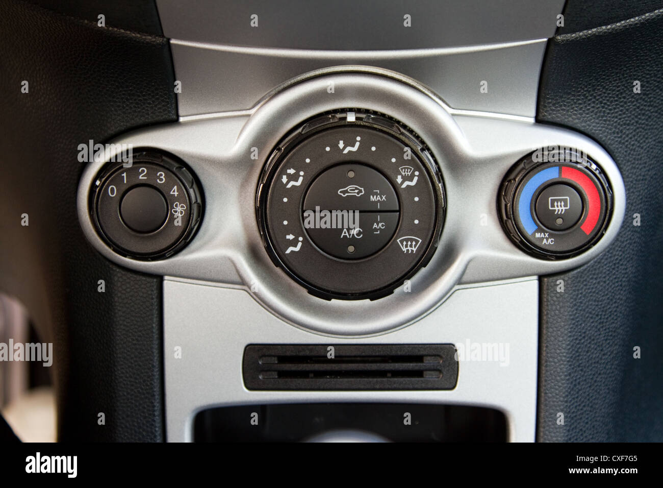 Conditioner and air flow control in a modern car Stock Photo - Alamy