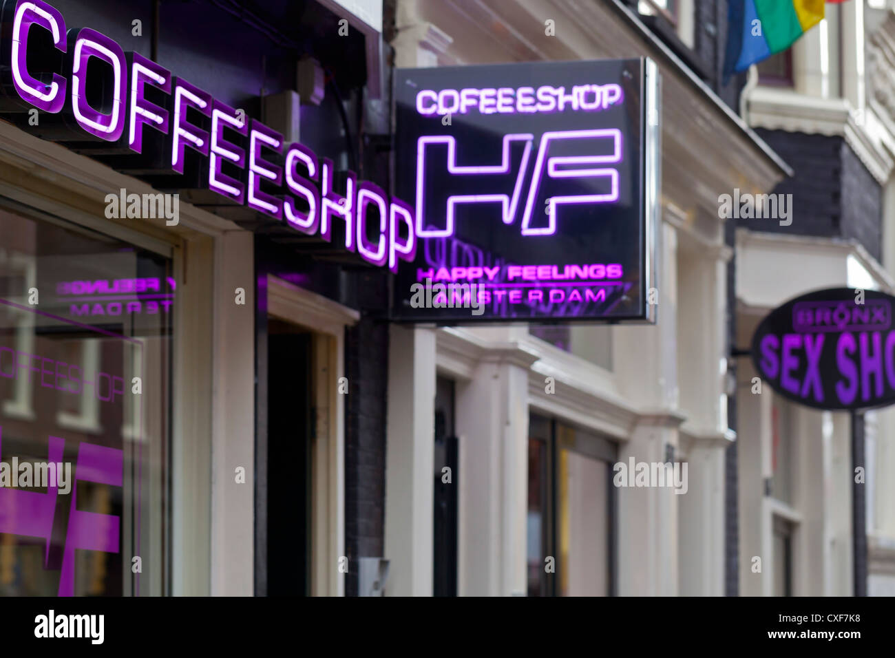 Coffee Shop sign - Amsterdam, Netherlands, Europe Stock Photo - Alamy