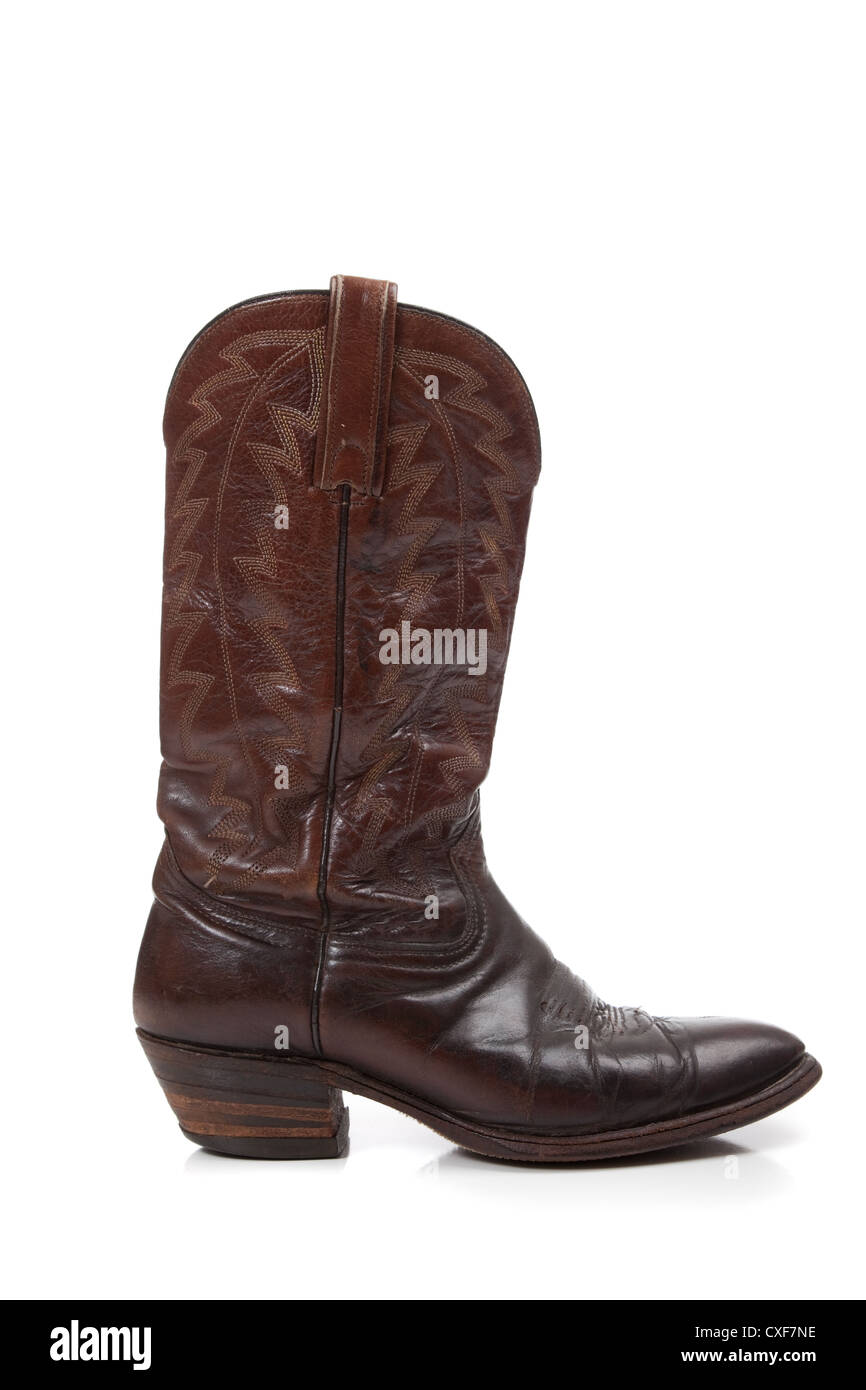 Old cowboy boots hi-res stock photography and images - Alamy