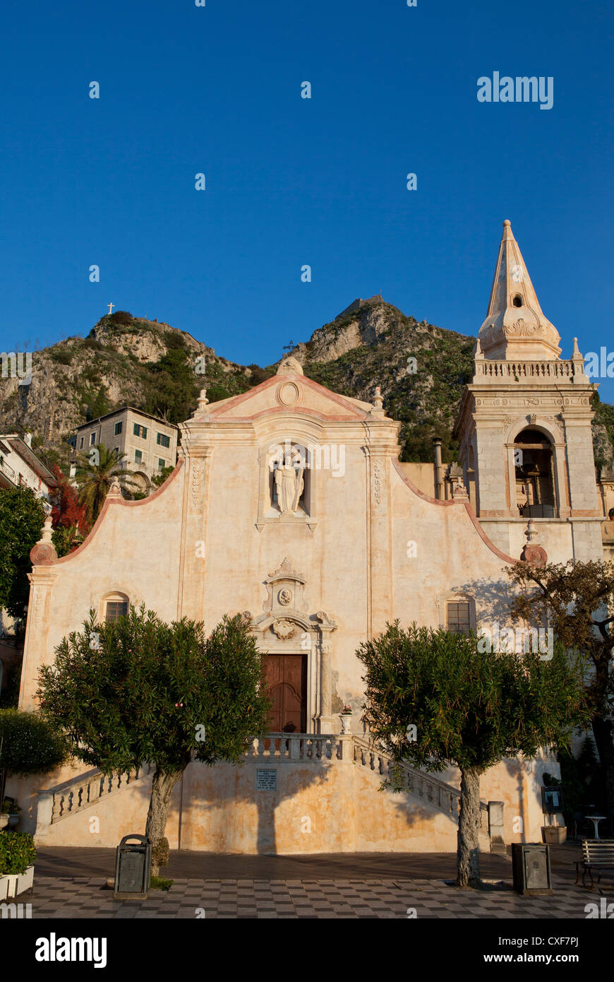 Ancient church taormina sicily hi-res stock photography and images - Alamy