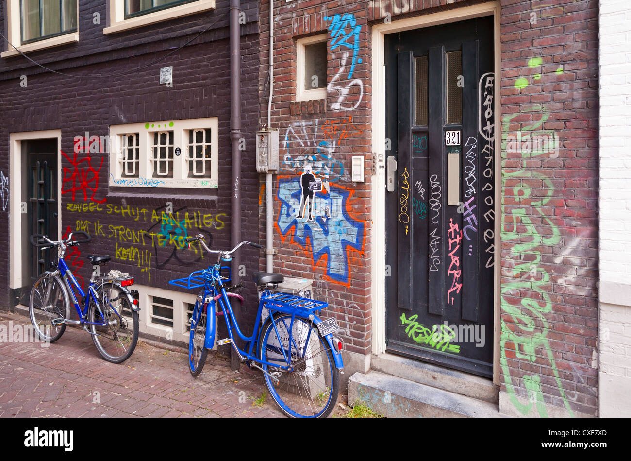 Graffiti - Amsterdam, Netherlands, Europe Stock Photo - Alamy