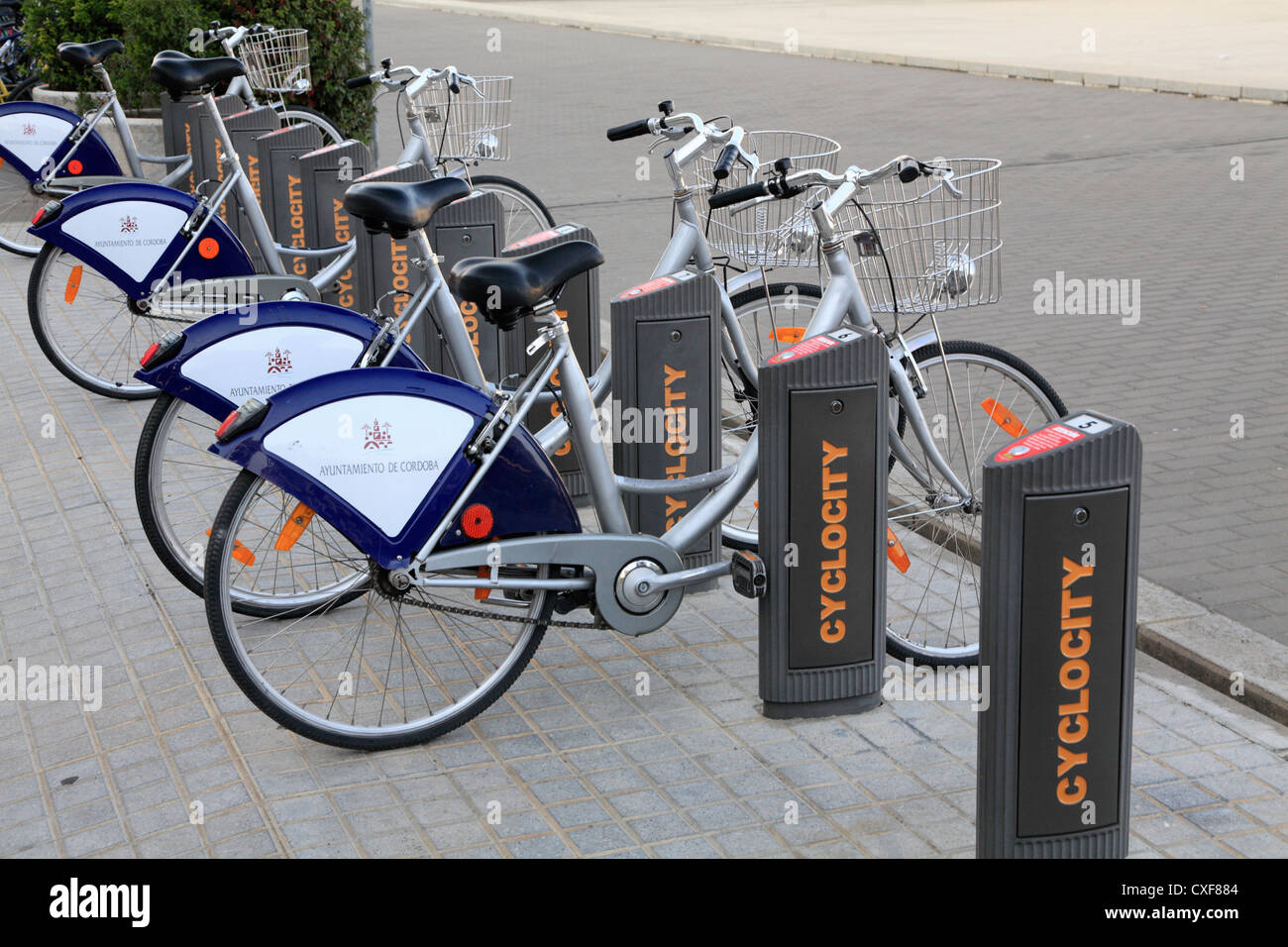 Smart card operated Community hire bikes in Cordoba Spain aka Boris ...