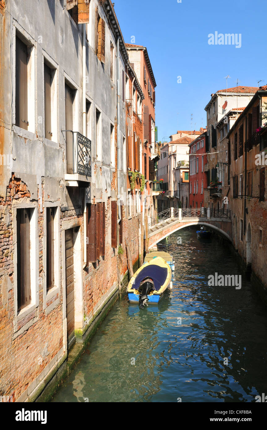 Buildings reflected in the grand canal hi-res stock photography and ...